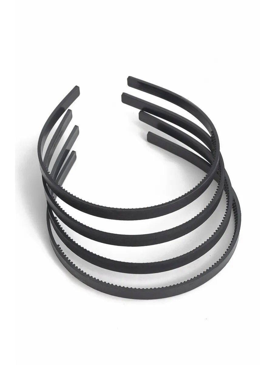 Ободок для волос пластиковый 2см (5 шт)