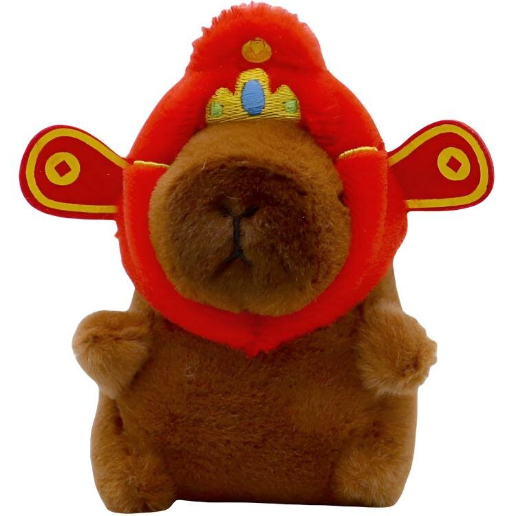 Плюшевая подвеска унисекс AOAOXIONG Капибара, 12 см, God of Wealth-Capybara