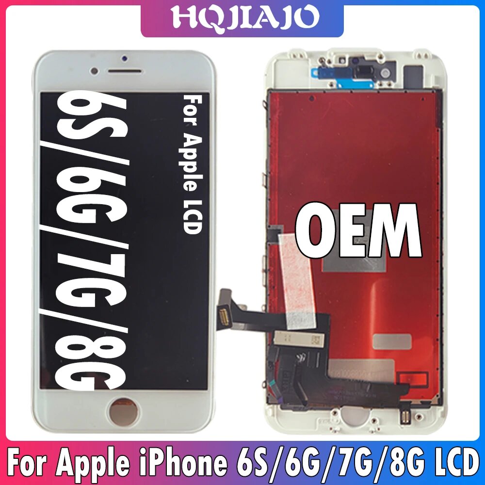 OEM ЖК-экран для iPhone 6G 6S 7G 8G, ЖК-дигитайзер в сборе, сенсорное стекло для iPhone 6 6S 7 8, сменный дисплей 100% протестирован