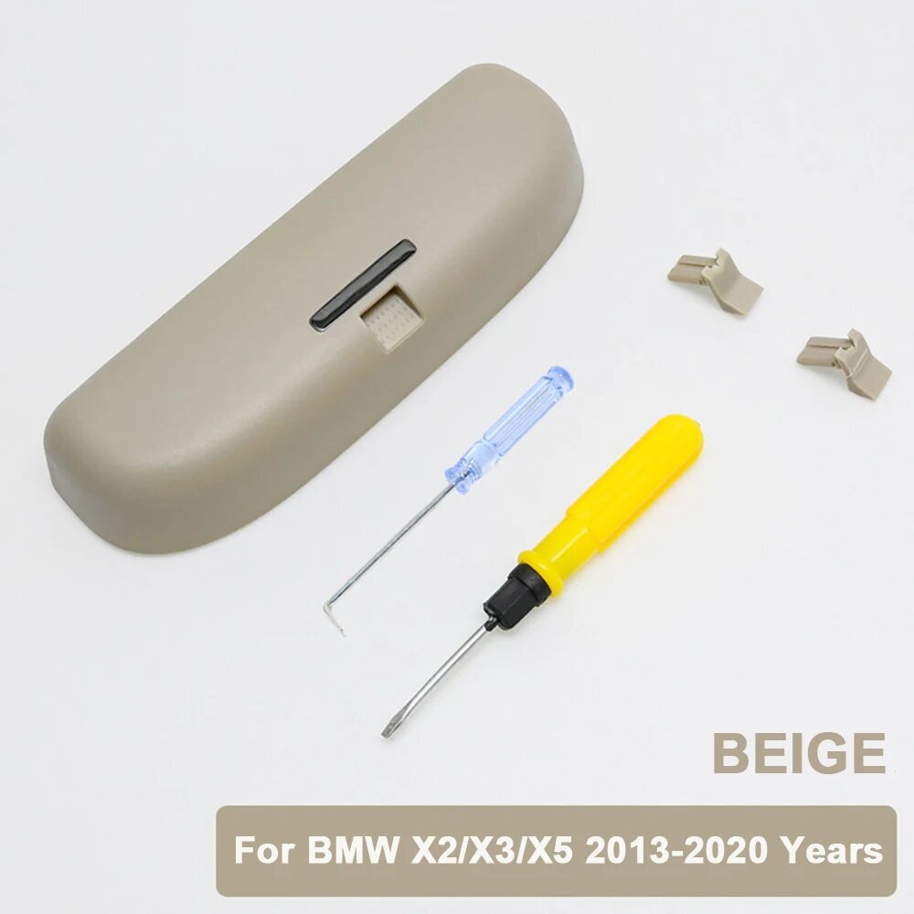Держатель для очков BMW X2/X3/X5 2013-2020, бежевый
