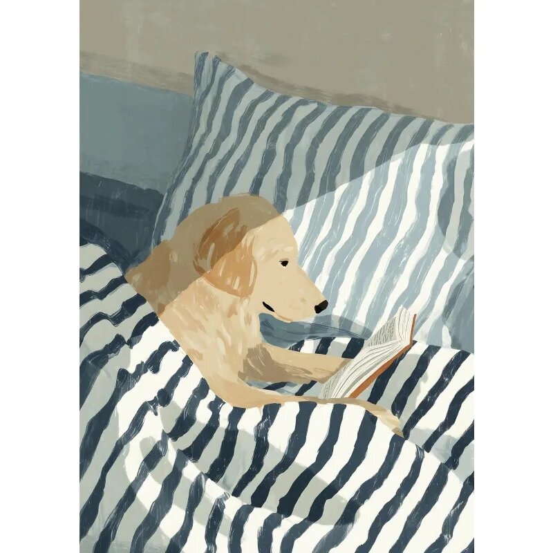 Постер с собаками на холсте Breezy Dog in Nature 5, 20X30cm Unframed