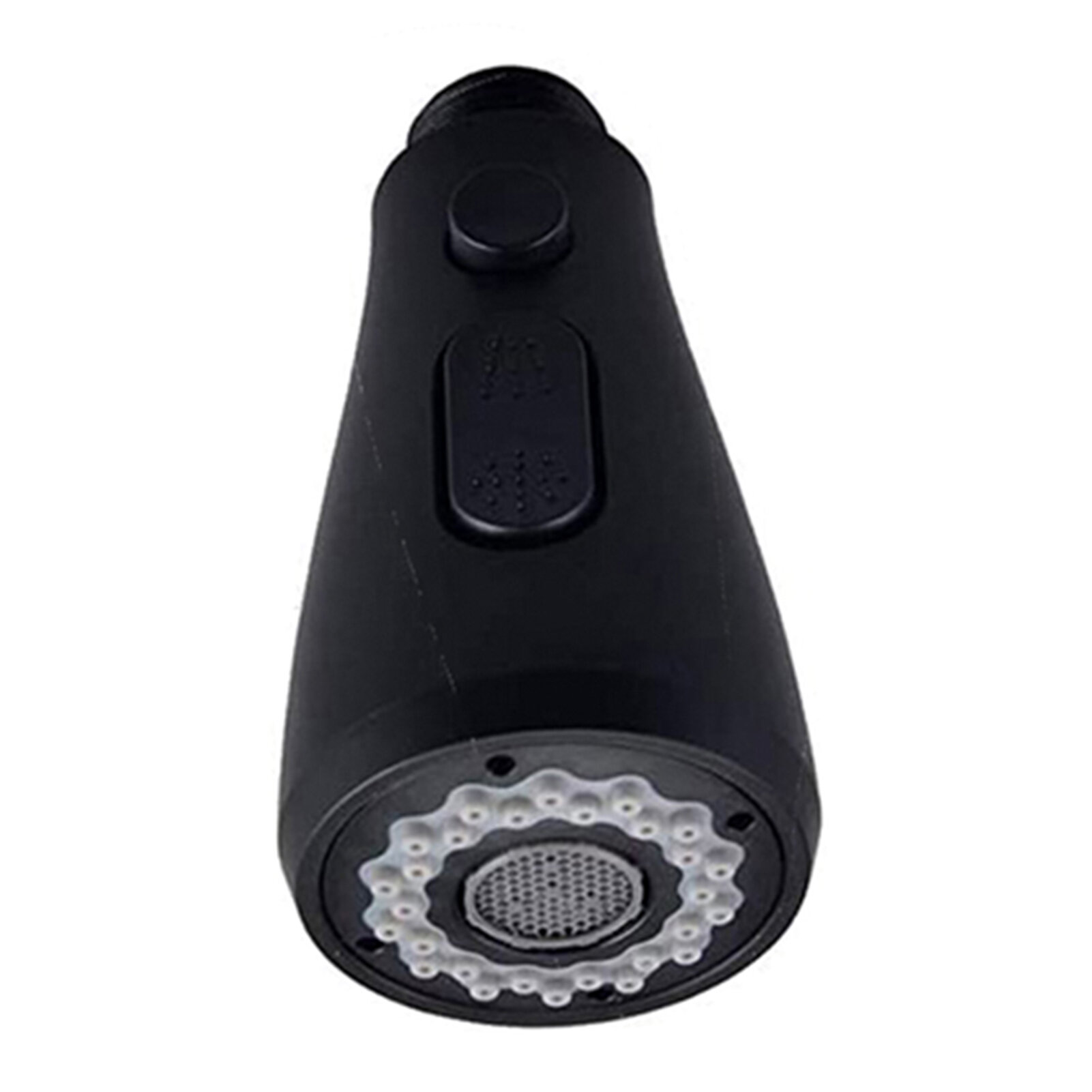 Замена головки для душа кухонного смесителя Pull Down Out, форсунка для крана G1/2, материал ABS пластик, тип электрохромированная CP, рисованная BN, черная краска, размер 85*45мм, вес упаковки 84г, размер упаковки 110*60*60мм, в комплект входят 1 шт.