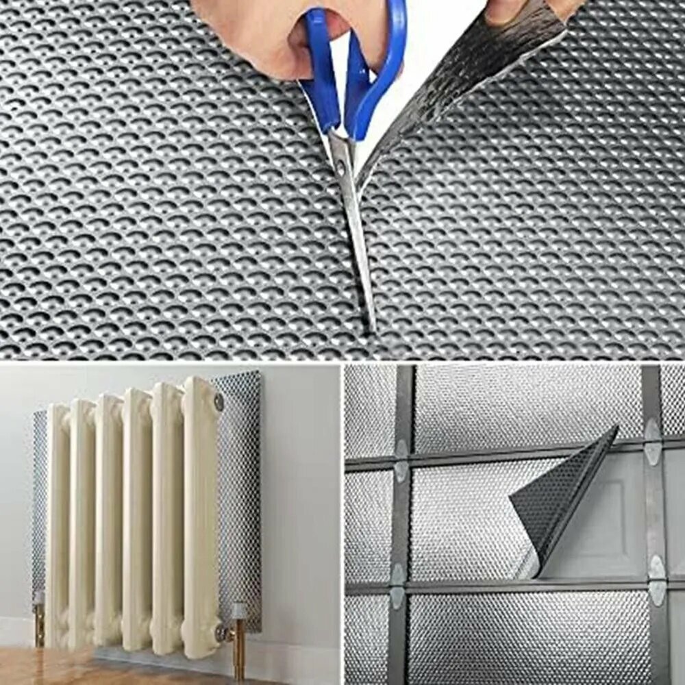 Алюминиевые Панели Теплового Отражателя Bubble Heat 60cmx3m Bubble
