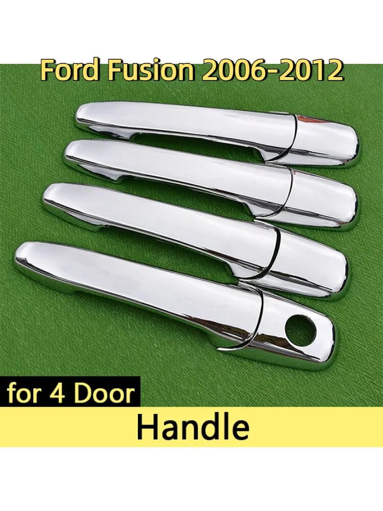 Ручка дверная автомобильная, арт. Для Ford Fusion 2006-2012 хромированная накладка на ручку 2007, 2008, 2009, 2010, 2011 SE, аксессуары для спортивных автомобилей, наклейки, Стайлинг автомобиля, 1 шт.
