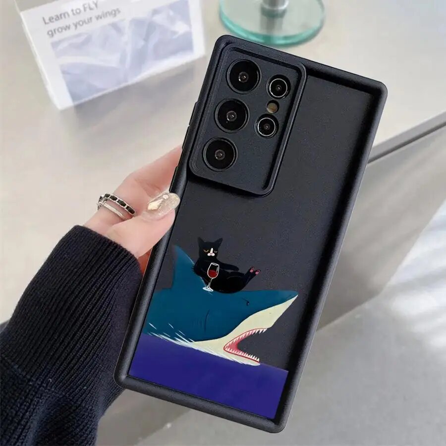 Мягкий чехол для Samsung Galaxy S24 FE S23 S22 S25 Ultra S24 S23 Plus S20 Галакси S24 Ультра, Mix04