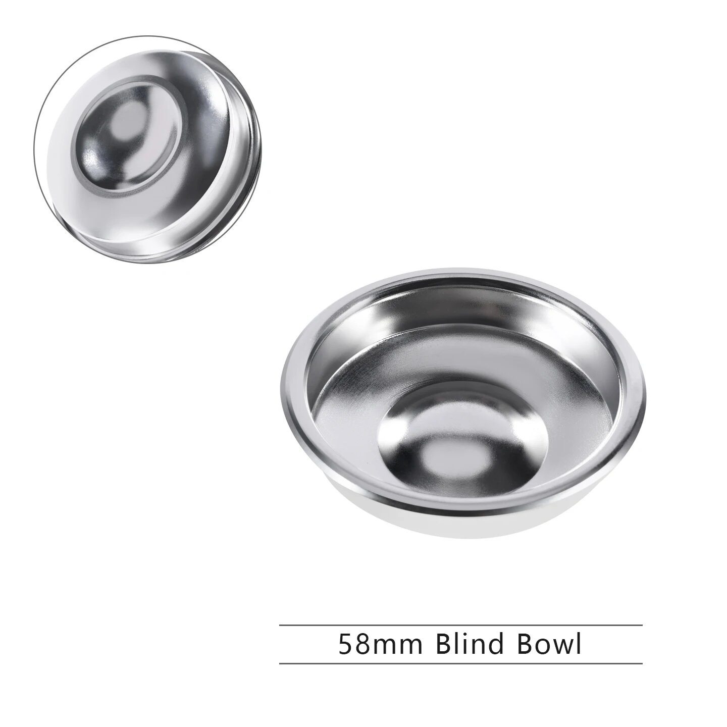 Фильтр-корзина из нержавеющей стали для кофе 51/54/58 мм 58mm Blind Bawl