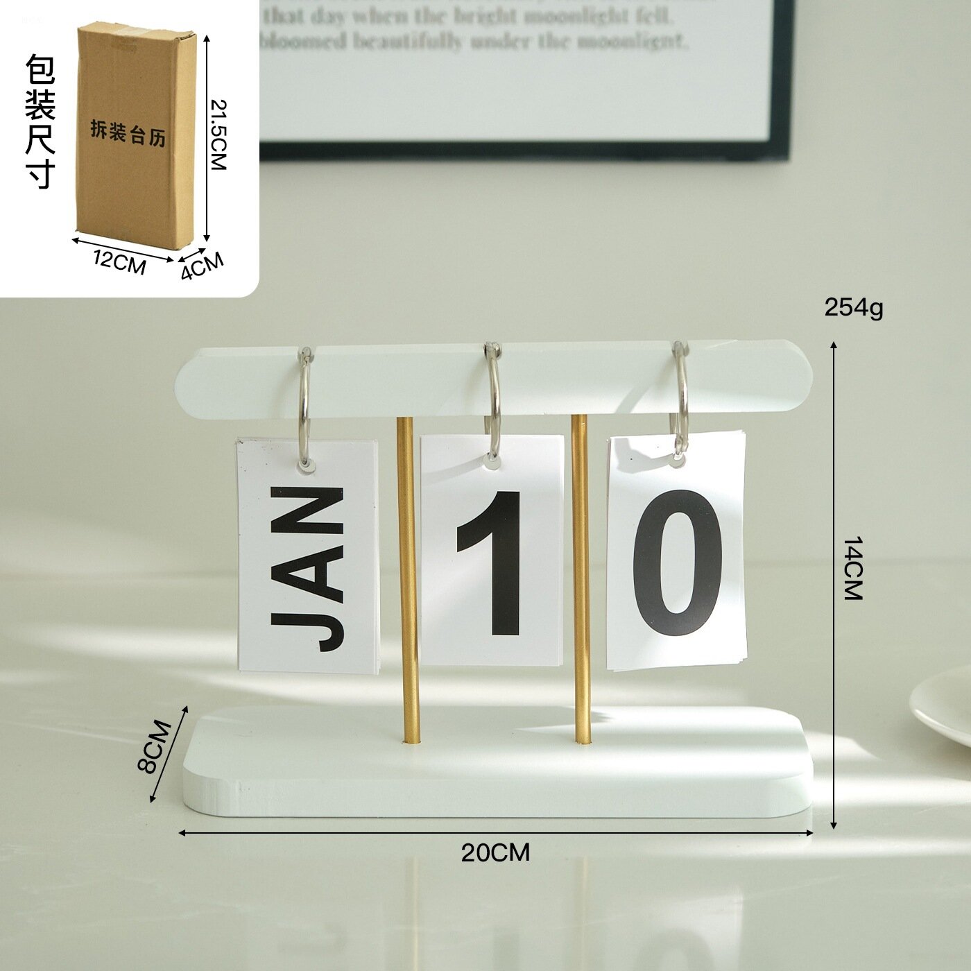 Календарь Орнамент Деревянный Креативный Стиль INS Настольный Вечный Календарь Фото Реквизит Декор Настольный Маленький Календарь Настраиваемый