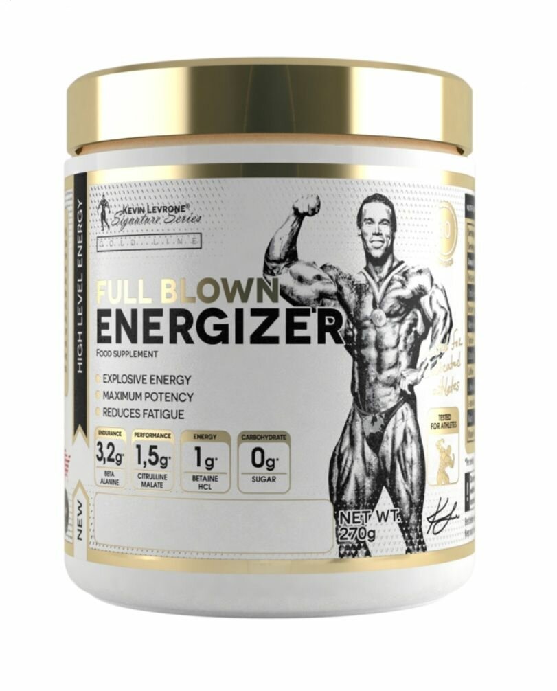 Предтренировочный комплекс Леврон голд Фулл Блоу Энерджайзер, LEVRONE GOLD Full Blown Energizer 270g Апельсин - манго