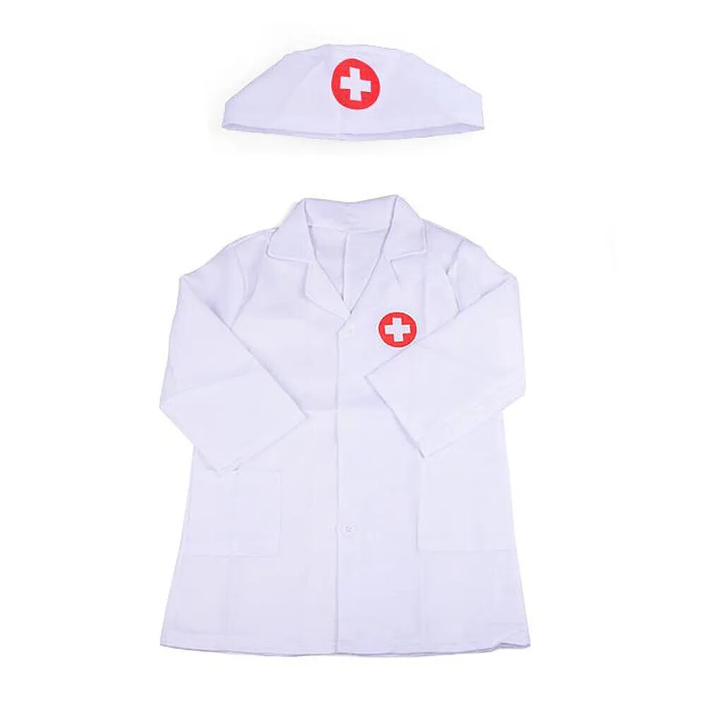 Костюм медсестры для детей, белый, до 120 см