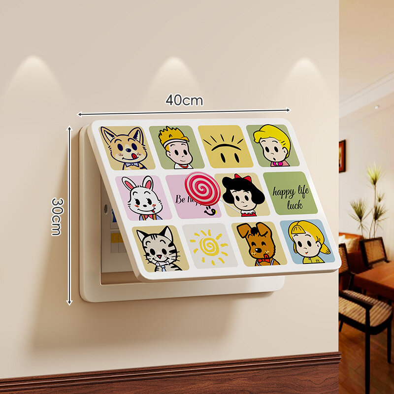 Декоративная картина для крышки электрического счетчика, ультратонкая картина для распределительной коробки, без сверления, подвесная картина для гостиной, мультимедийная настенная живопись