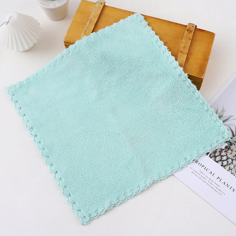 Коралловый флис квадратное полотенце оптом коралловый флис высокой плотности детский сад абсорбент небольшое квадратное