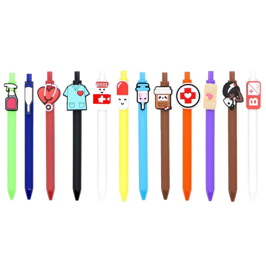 Ручки шариковые выдвижные, 6/10/12 шт, всего 12 штук