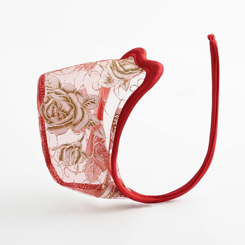 Унисекс невидимые стринги C-стринг сексуальные прозрачные кружевные трусики для пары, открывающие ягодицы