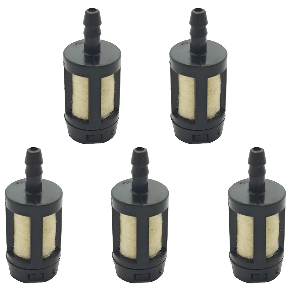 5 шт./лот, общий топливный фильтр для садовой техники, травы для бензопил, воздуходувки, триммер, бензопила, карбюратор, садовые инструменты