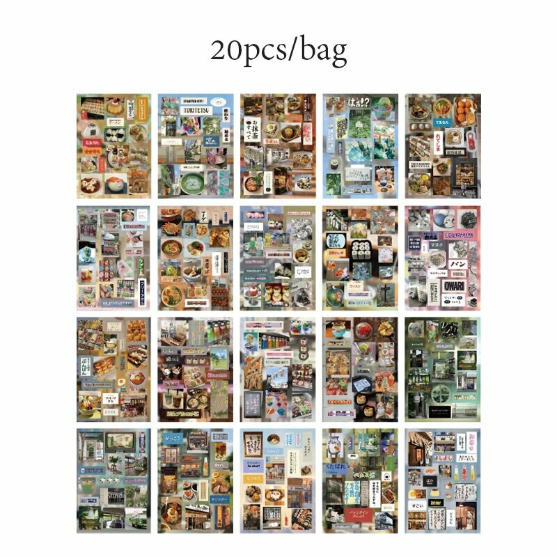 Наклейки пейзажные Mr. Paper, 20шт, S23812-4