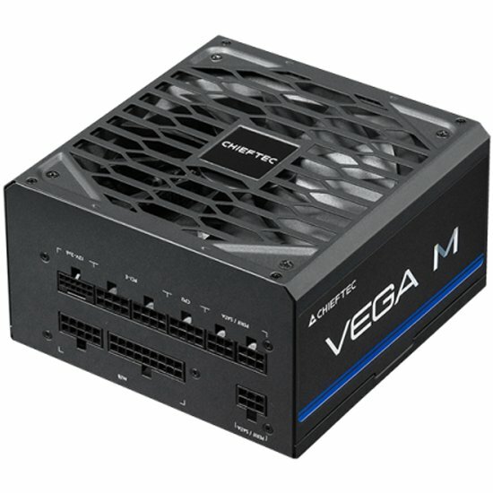 Блок питания Chieftec Vega M, 1000W, 80+ Gold, ATX3.1, черный