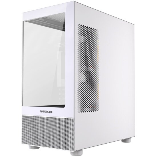 Корпус Powercase Vision Micro M2 ARGB, белый (CVMWM2-A3) — фото 1