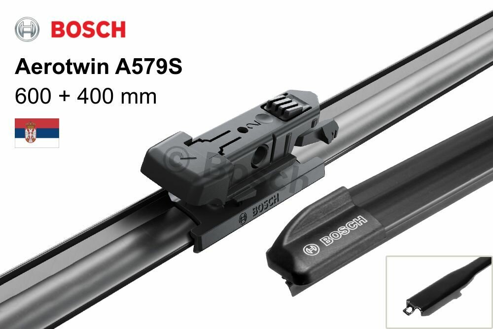 Комплект стеклоочистителей Bosch Aerotwin арт.3 397 007 579 (A579S)