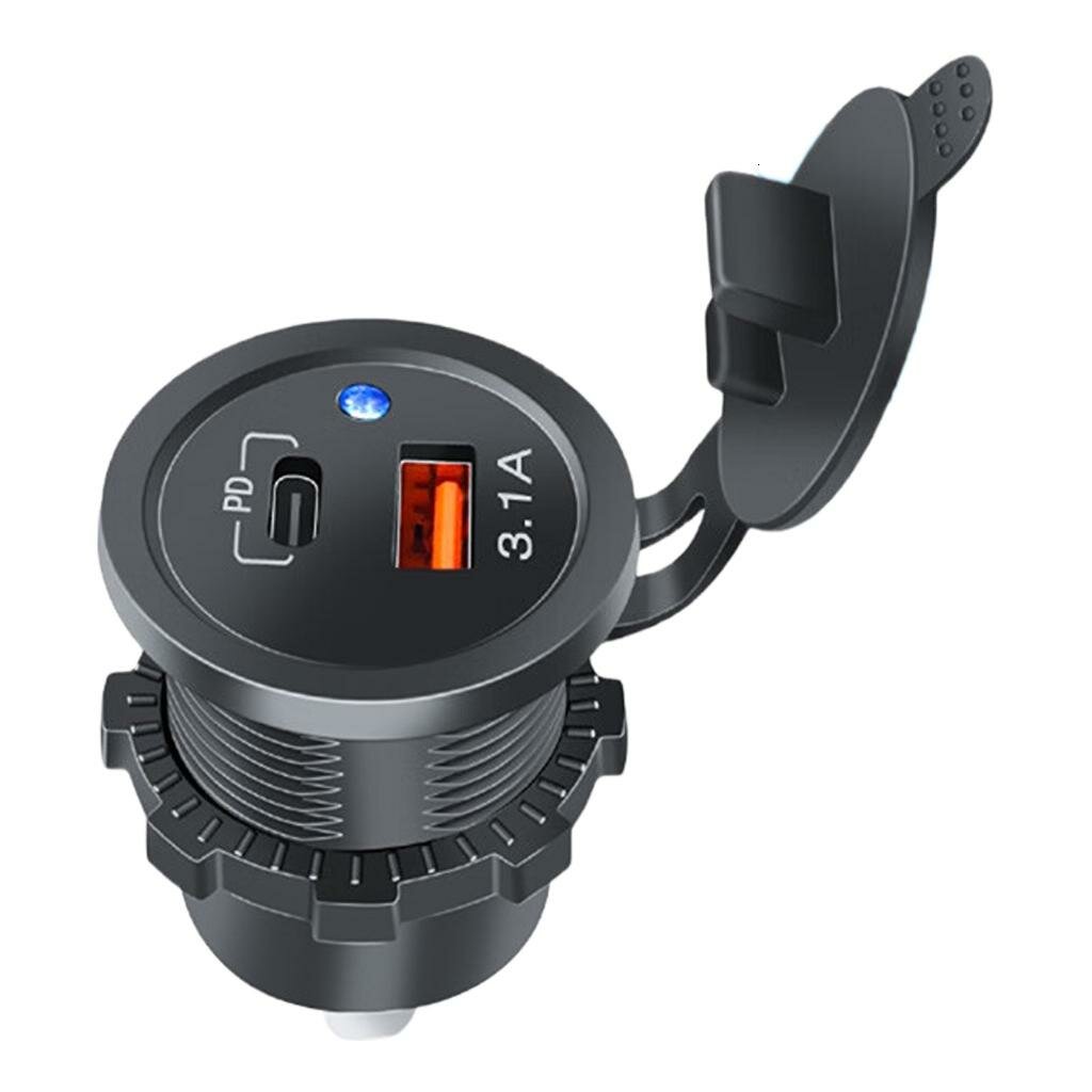 Универсальное автомобильное зарядное устройство 12-24 В, 1