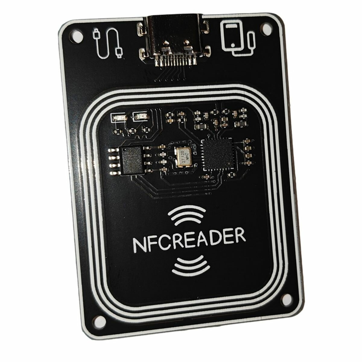 13,56 МГц PN532 PCR532 RFID UID GEN2 IC Card Reader Wirter Module Type C с программным обеспечением