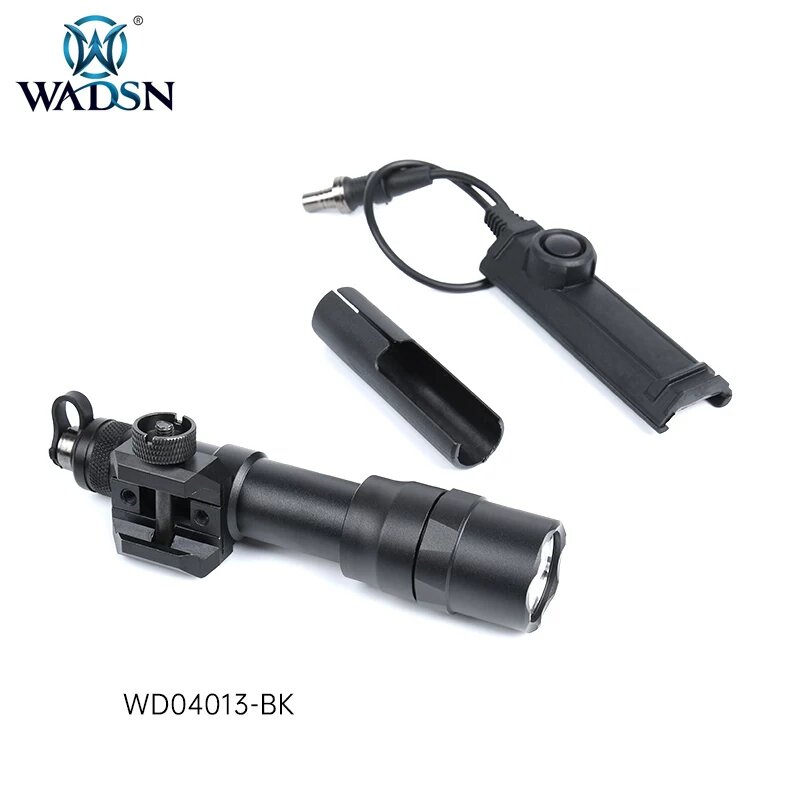 Светодиодный фонарик WADSN M600 черный с гравировкой WADSN, двойной функциональный хвостовой капот, 1400 люменов