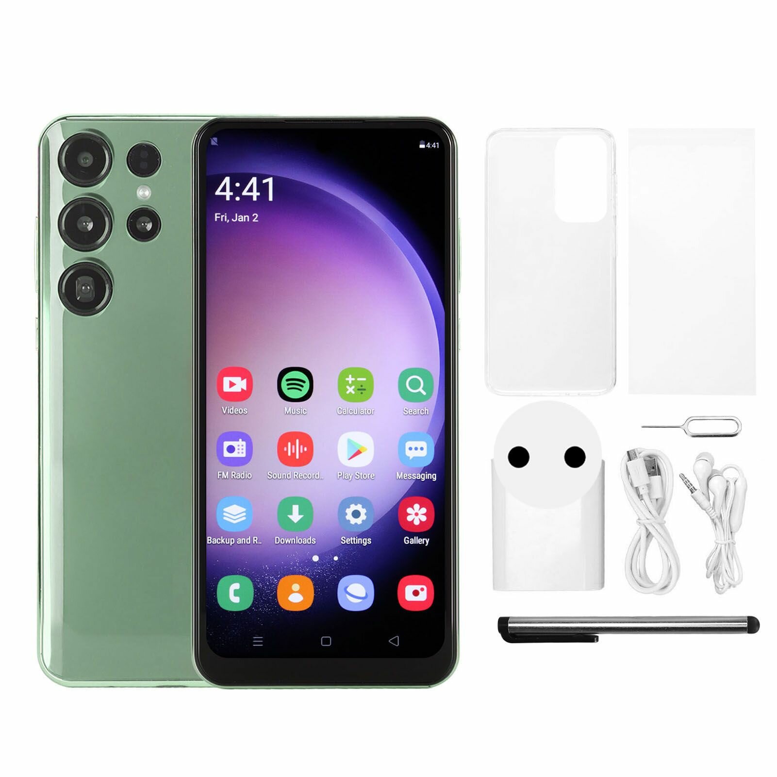 Смартфон S23 Ultra 6.6" 8/256GB 4G со стилусом, камеры 24/8 МП