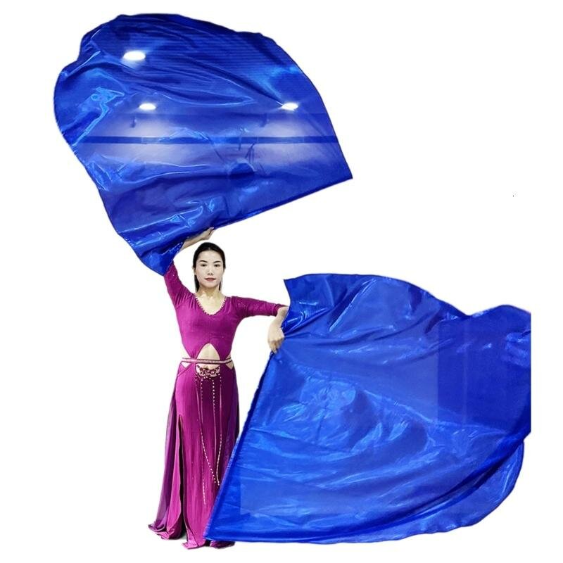 Флаги для танца славы, полукруглые, с регулируемой ручкой, Сапфирово-голубой