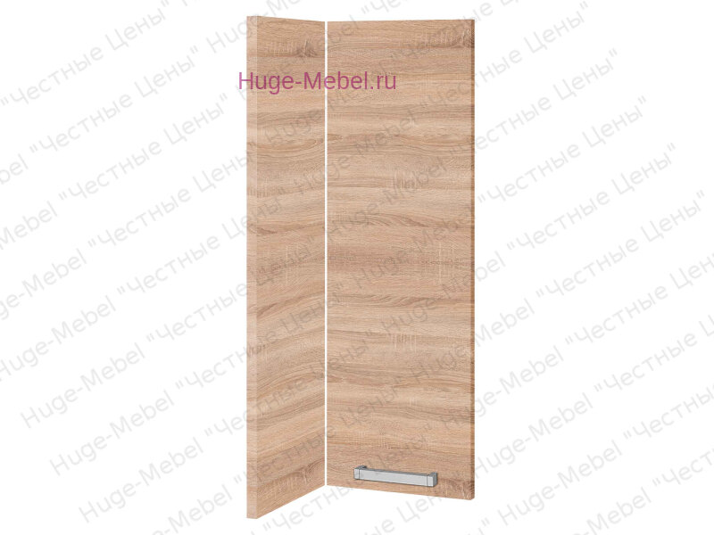 Кухонный фасад Ф-228 дуб сонома (Бетон) Huge Mebel . Ширина 560 Высота 916. Кухонные фасады