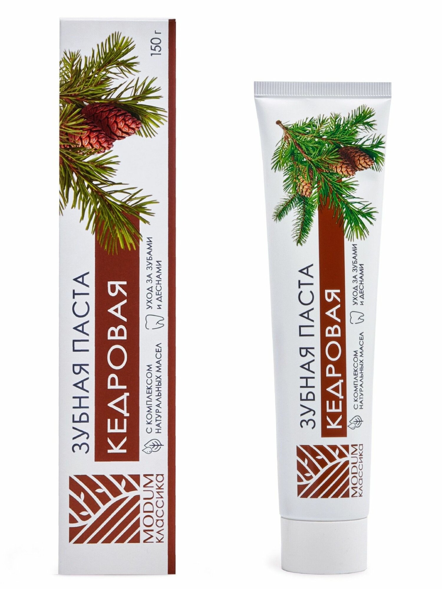 Зубная паста Modum классика Кедровая 150 г