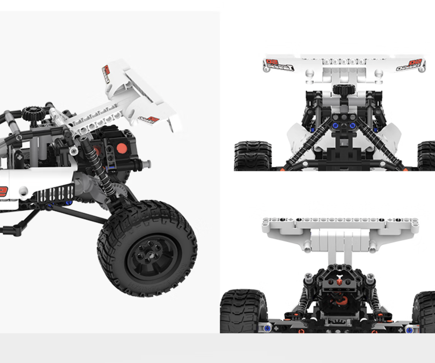 Игрушка для сборки строительных блоков Xiaomi ONEBOT engineering vehicle, белый инженерный кран
