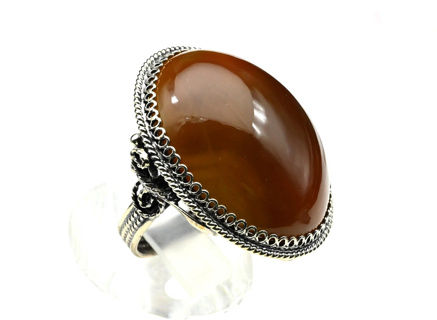 Кольцо, сердолик