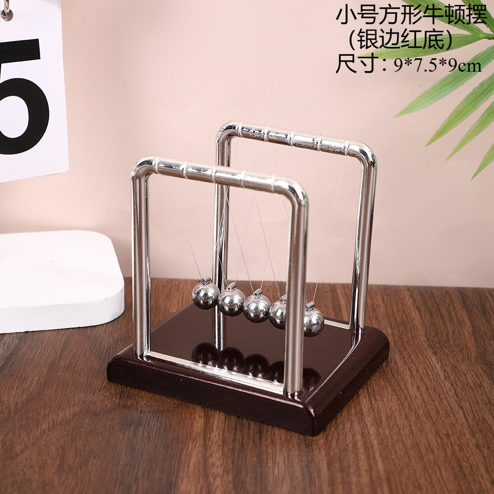 Квадратный маятник Ньютона с вечным движением, магнитная левитация, хаос маятника, декор для офисного стола, креативное украшение