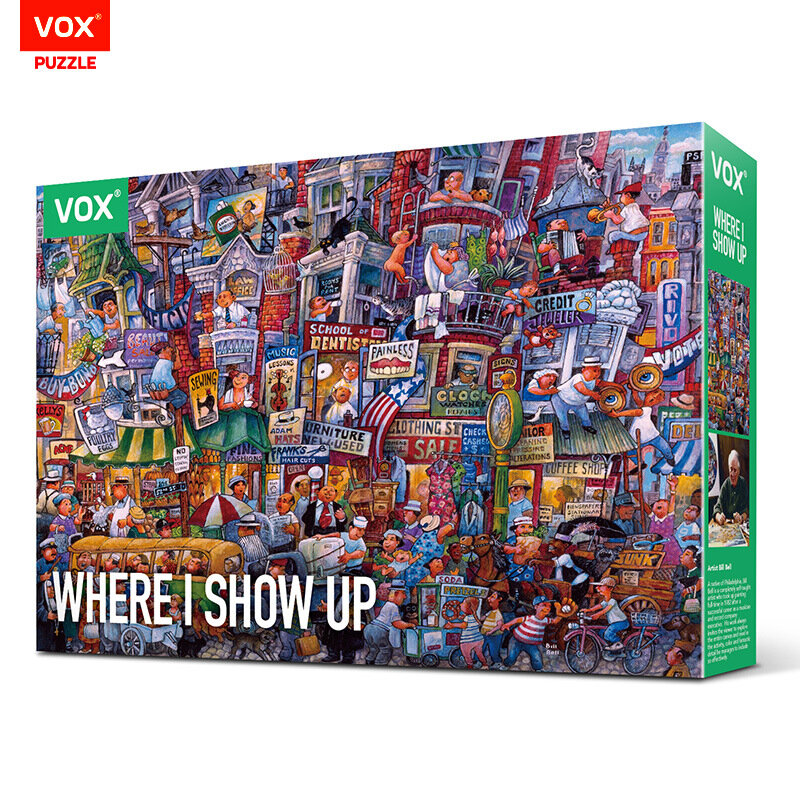 Пазл VOX 1000 деталей для взрослых, игрушка для снятия стресса, BILL BELL Creation