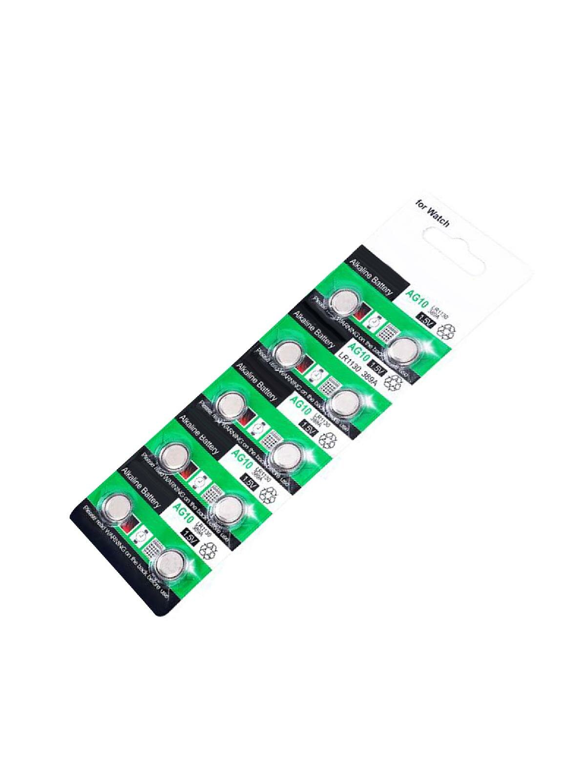 Упаковка из 20шт /10шт Батареек AG10 LR1130 1.5V Button Coin Cell Watch Coin Battery