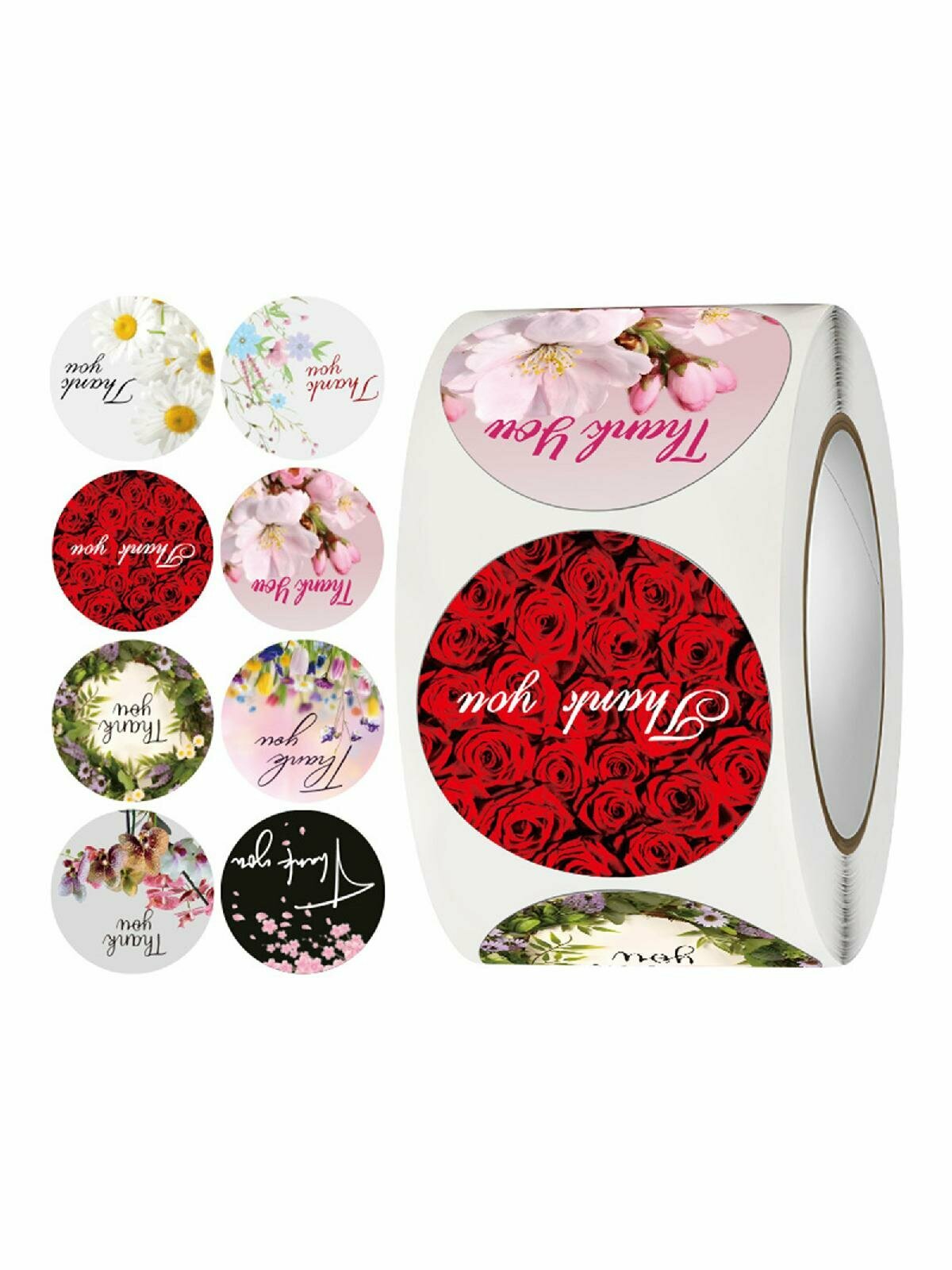 Декоративная наклейка Наклейка на День Святого Валентина Наклейка с благодарностью Наградные этикетки