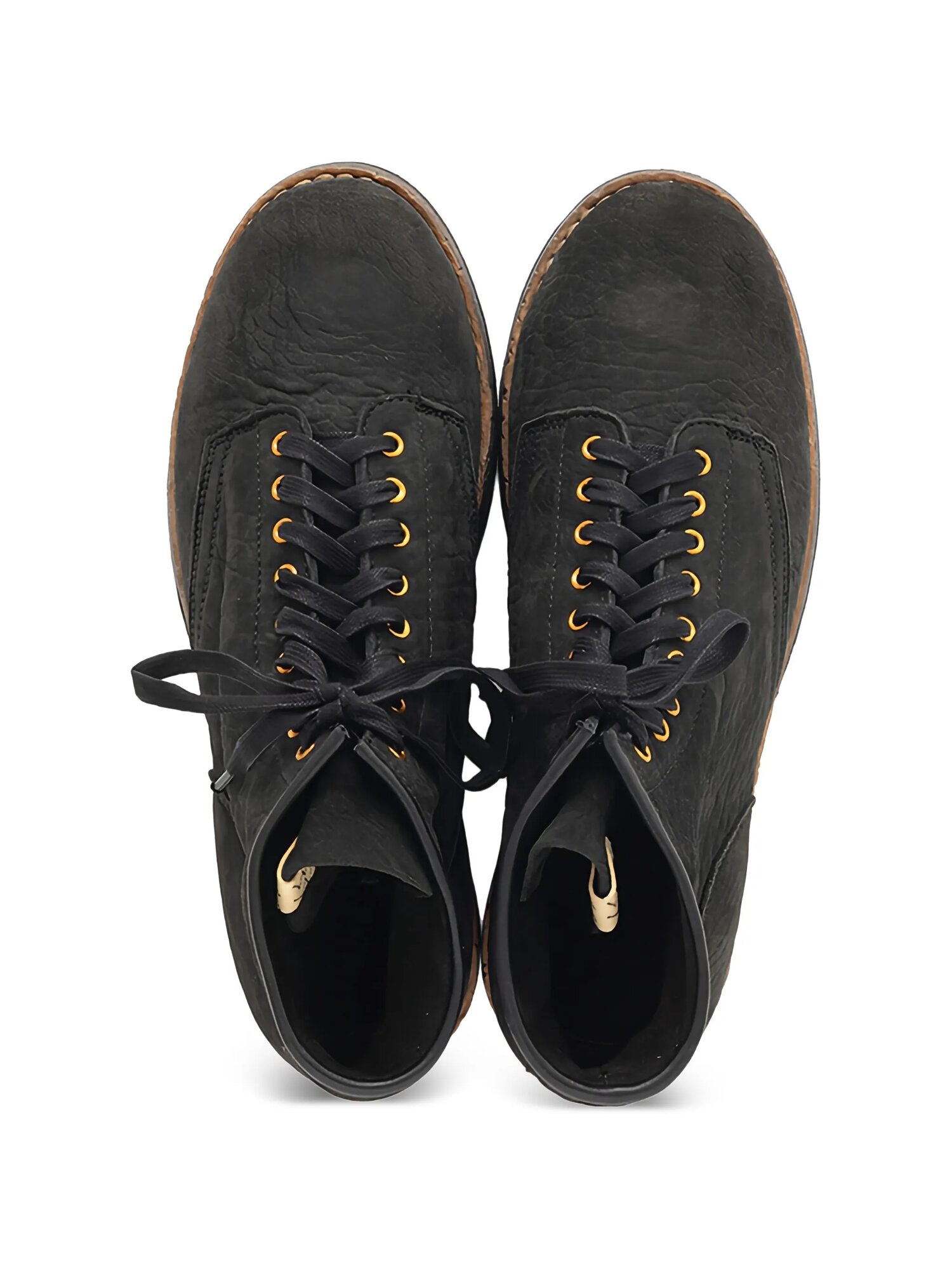Ботинки Visvim Round-toe lace-up boots, размер 12, черный — фото 1