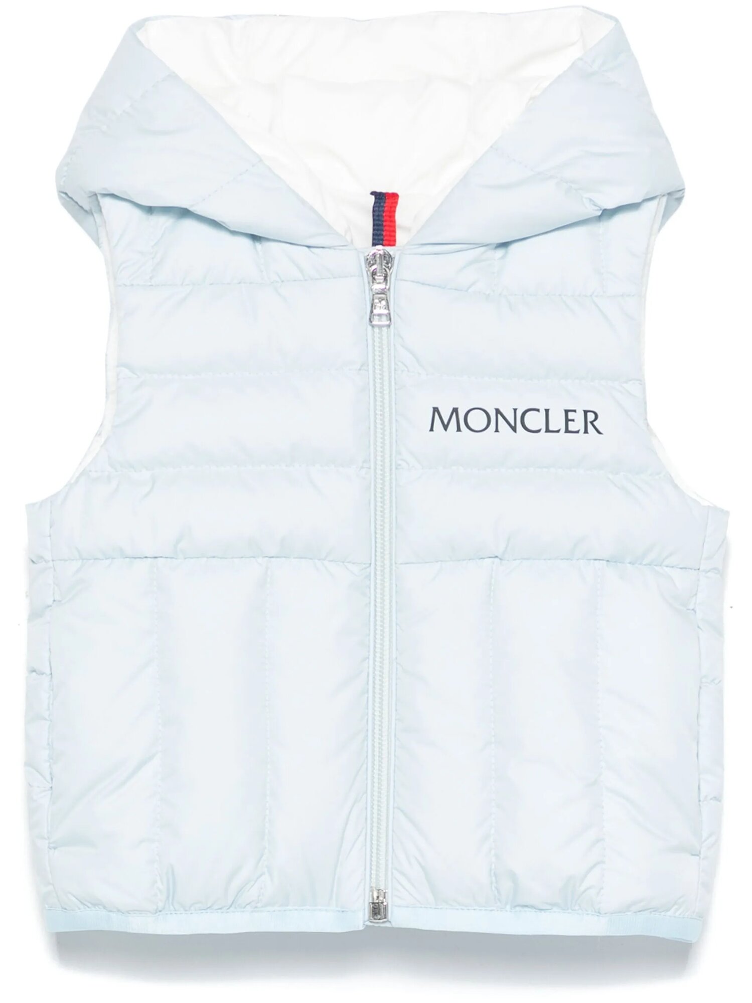 Жилет Moncler Nerville, размер 9-12 мес, синий — фото 1