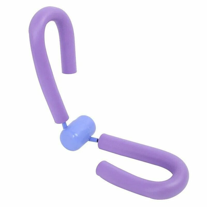 Многофункциональный тренажёр для красивых ног и тазового дна, фиолетовый, пружинный эспандер для бёдер, рук и ягодиц