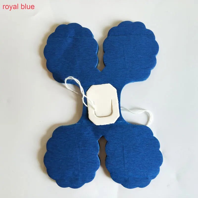 Бумажная гирлянда с клевером 3 метра Синий, RoyalBlue