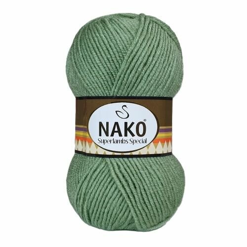 Пряжа Nako Superlambs special 10483 (5 мотков по 100г/200м) пыльная роза