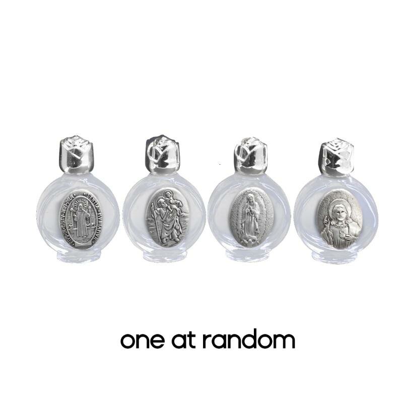 Стеклянные бутылочки для святой воды 15 мл, Серебро