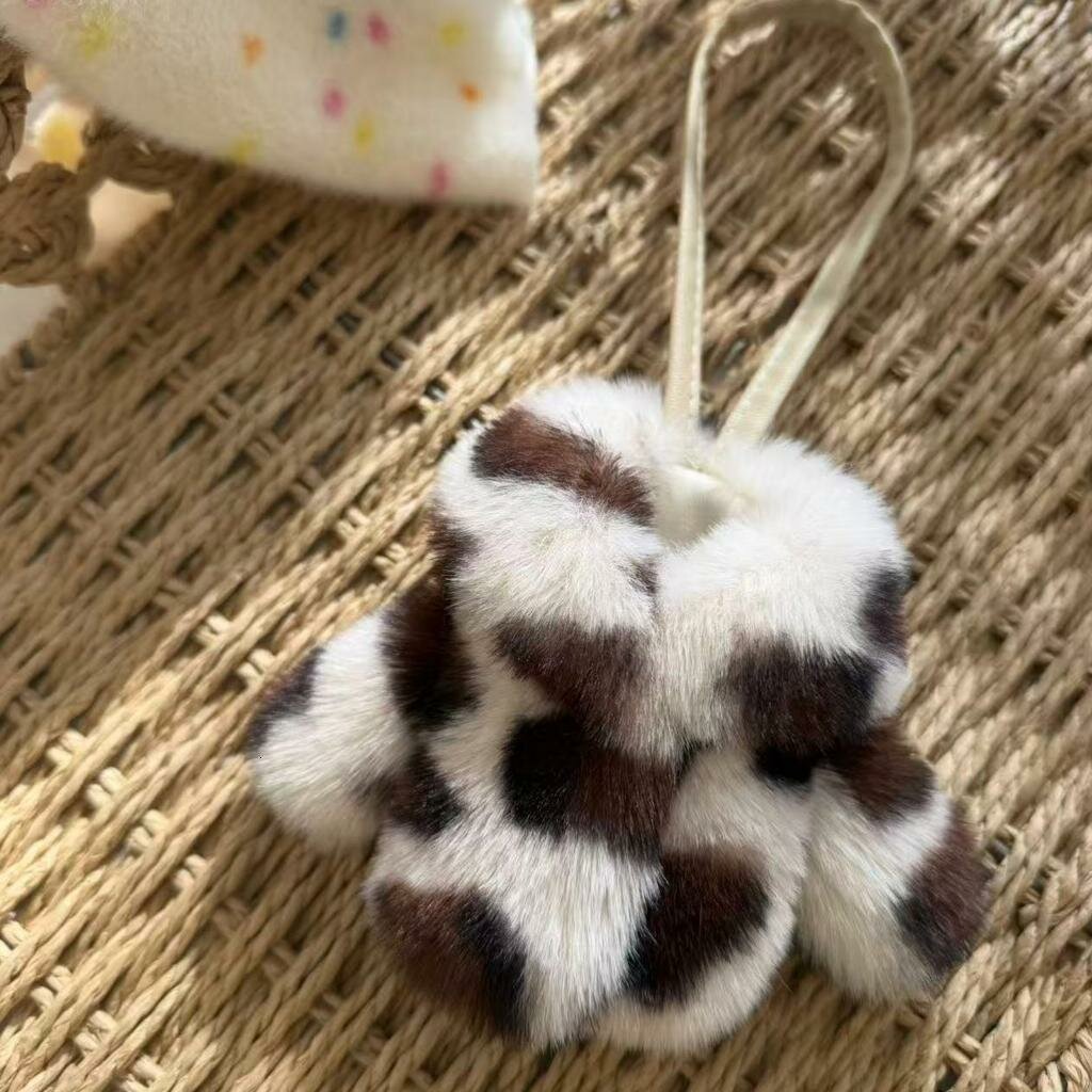 Плюшевый брелок-игрушка с одеждой, Кофейный цвет