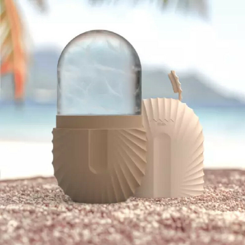 Ice roller для лица многофункциональный с разными узорами бренд не указан коричневый