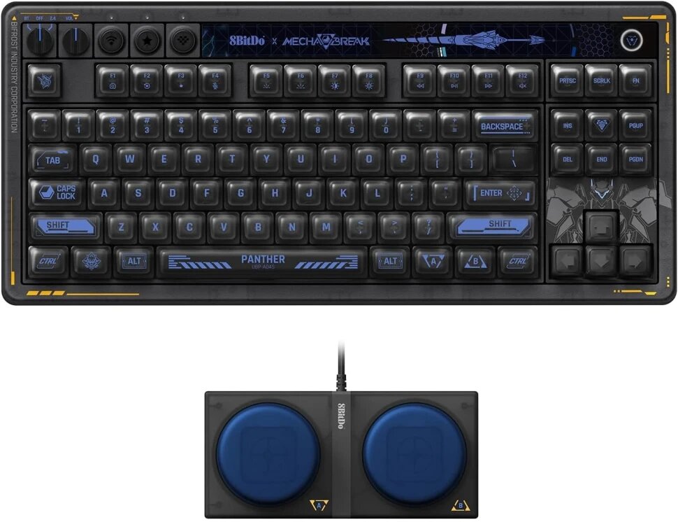 Клавиатура проводная + беспроводная 8BitDo Retro 87 Mechanical Keyboard - Mecha BREAK