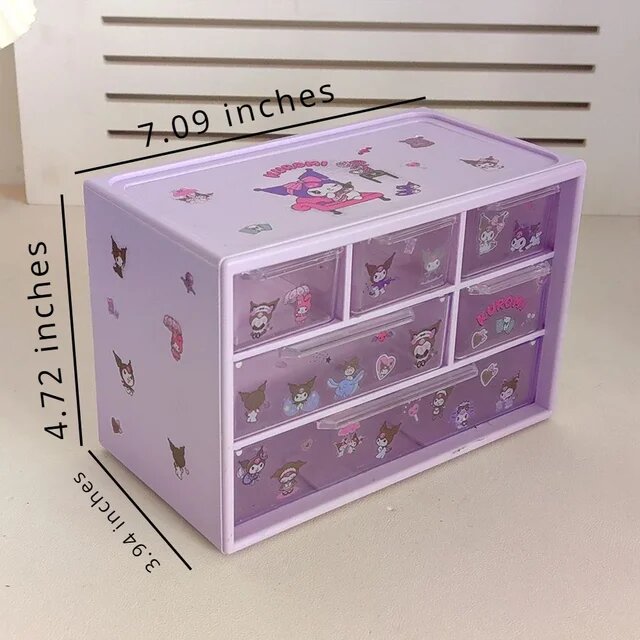 Ящик MINISO Sanrio, пластик, для детей и взрослых, 3-6 лет и 14-612 лет