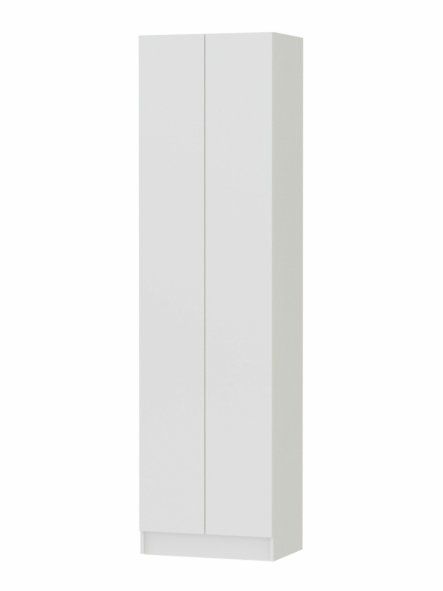 Шкаф тэкс платяной Прихожая "Руэлла", цвет белый, двухдверный, ЛДСП, 2200х600х400