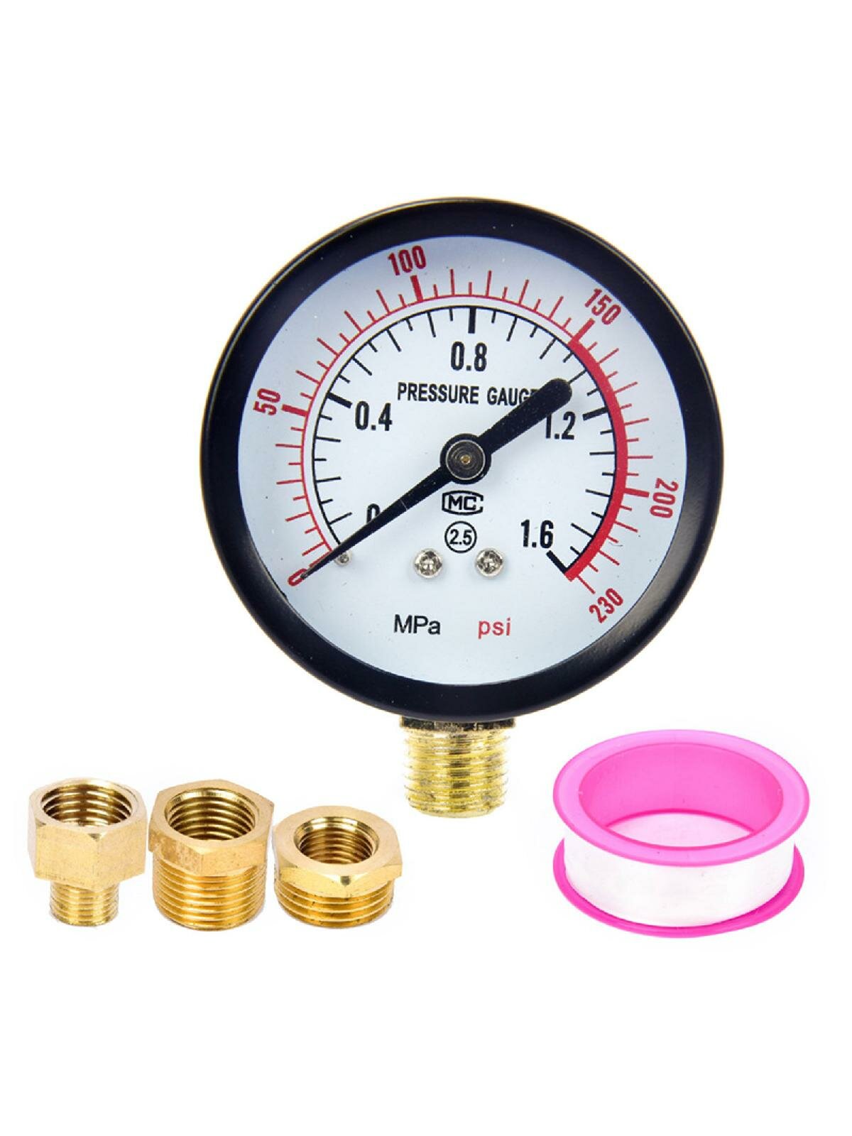 Воздушный компрессор аксессуары для воздушного насоса комплект манометров Y60 с 3 адаптерами