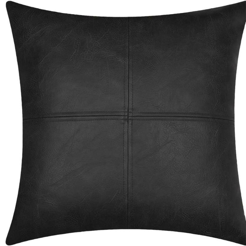Чехол для подушки из искусственной кожи, водонепроницаемый, Черный