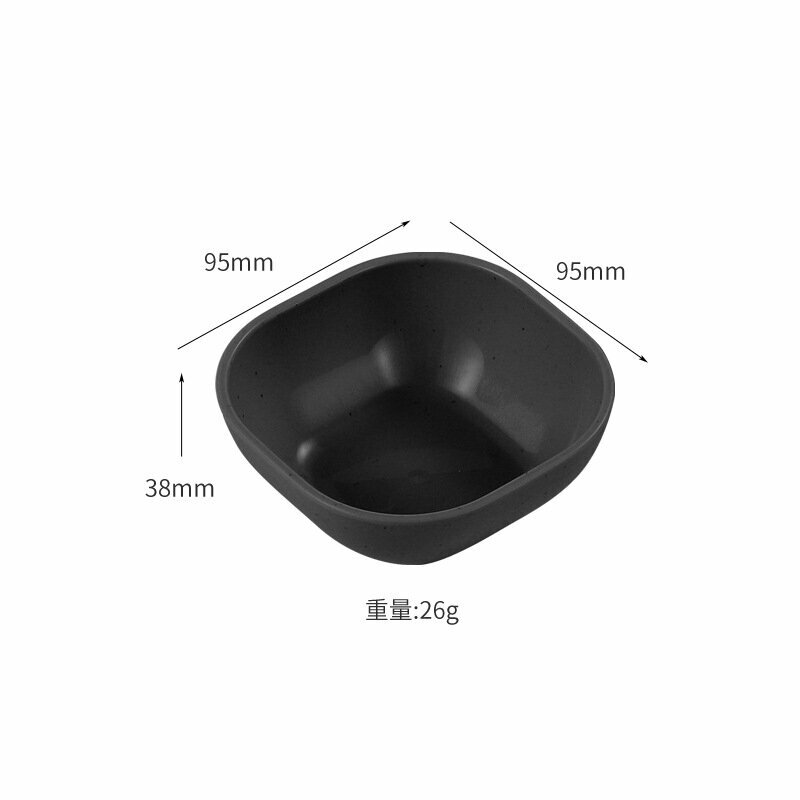 Тарелка из пшеничной соломы в скандинавском стиле с тремя отделениями, корейская тарелка для соуса, тарелка для горячего, барбекю, тарелка для приправ, закусочная тарелка, тарелка для соусов