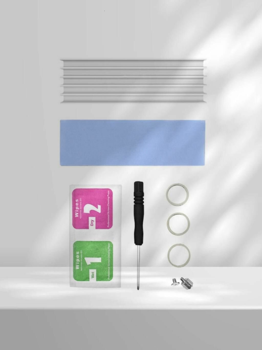 Радиатор для M.2 SSD, Серебро